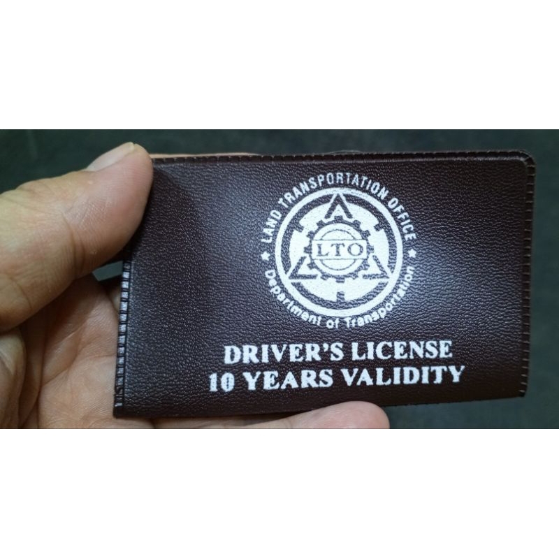 LTO DRIVER'S LICENSE HOLDER (BROWN) | Shopee Philippines