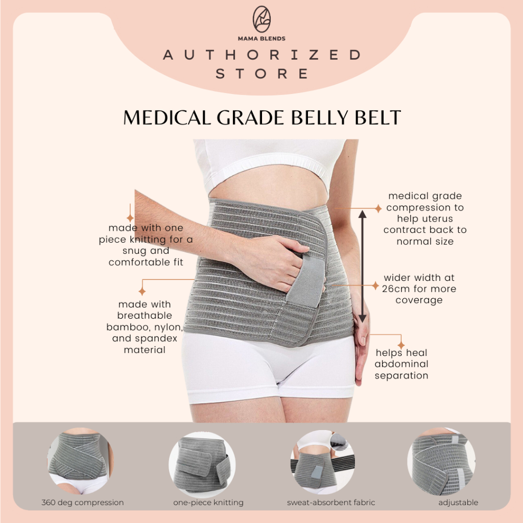Mama Blends Postpartum Belly Binder Support Belt | Shopee Philippines