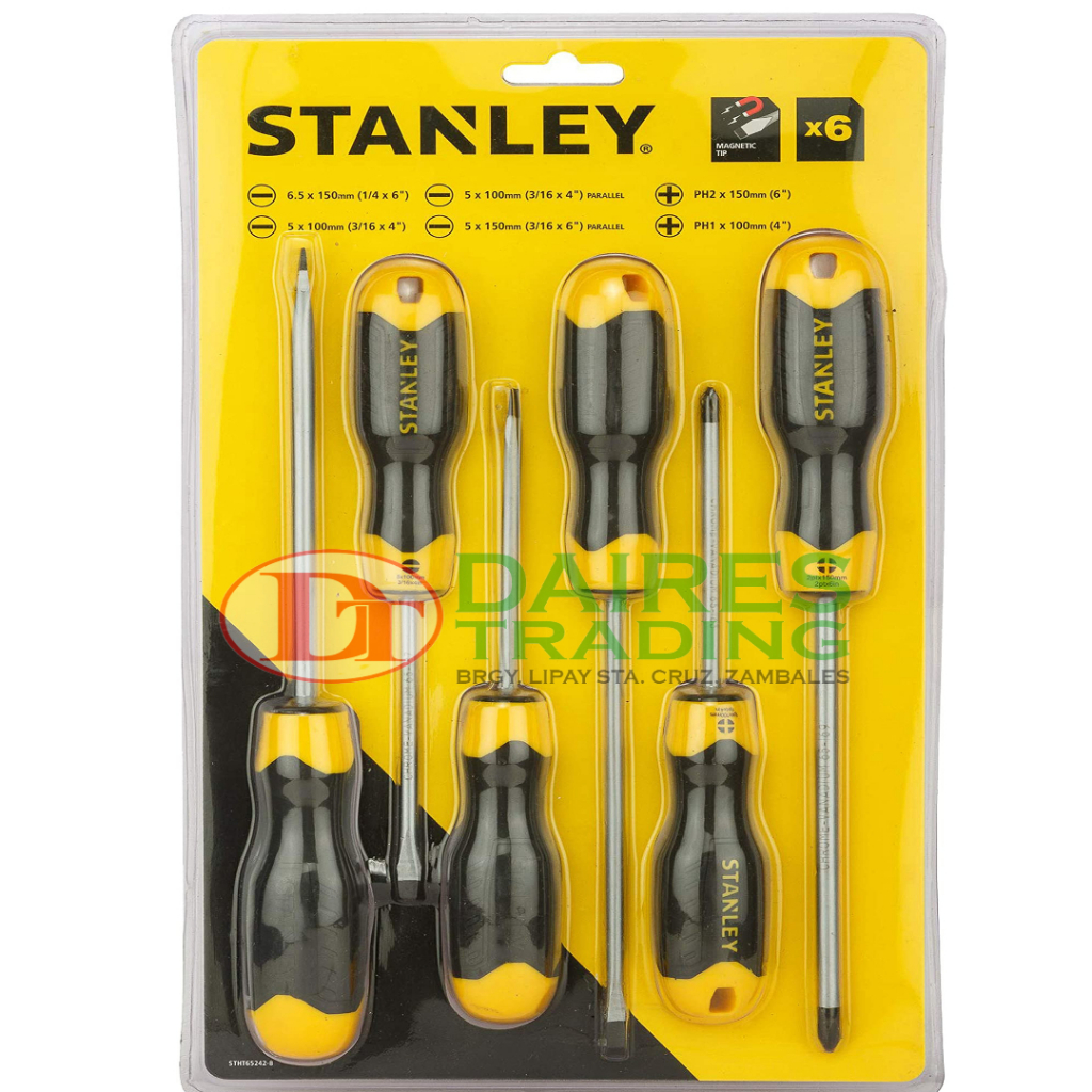 STANLEY Screwdriver Set of 6 (Heavy Duty) | Shopee Philippines
