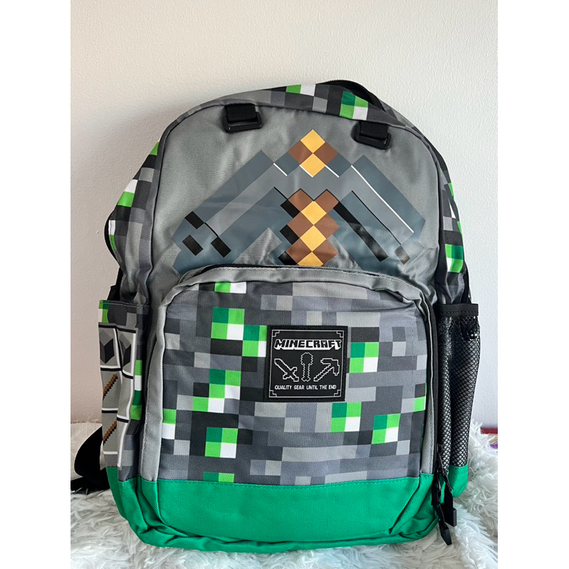 Minecraft Jinx Emerald Survivalist Backpack | Shopee Philippines