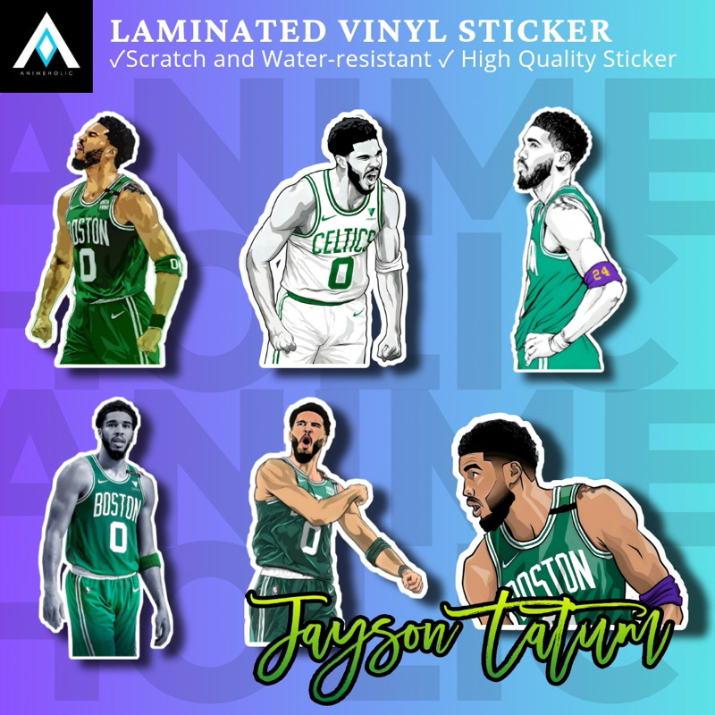 JAYSON TATUM BOSTON CELTICS STICKERS LAMINATED VINYL STICKERS ...