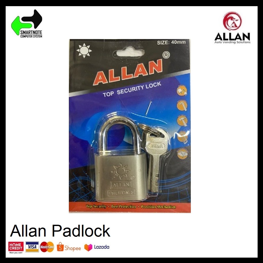 Allan Padlock Top Duty Security Lock / Pad Lock / Padlock / Pisonet ...