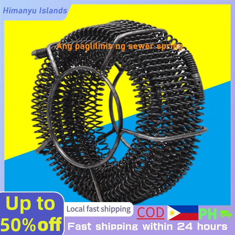 10m Sewer Dredging Spring Electric Drill Drain Cleaner Machine ...