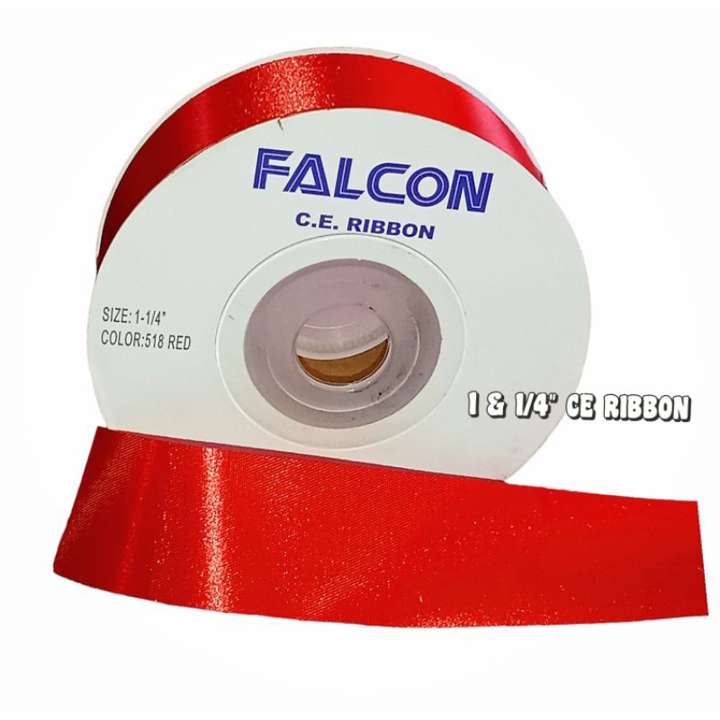 CE 1 1/4" Satin Ribbon (3.1CM) 50 Yards/Roll Cut Edge Ribbon Arts ...