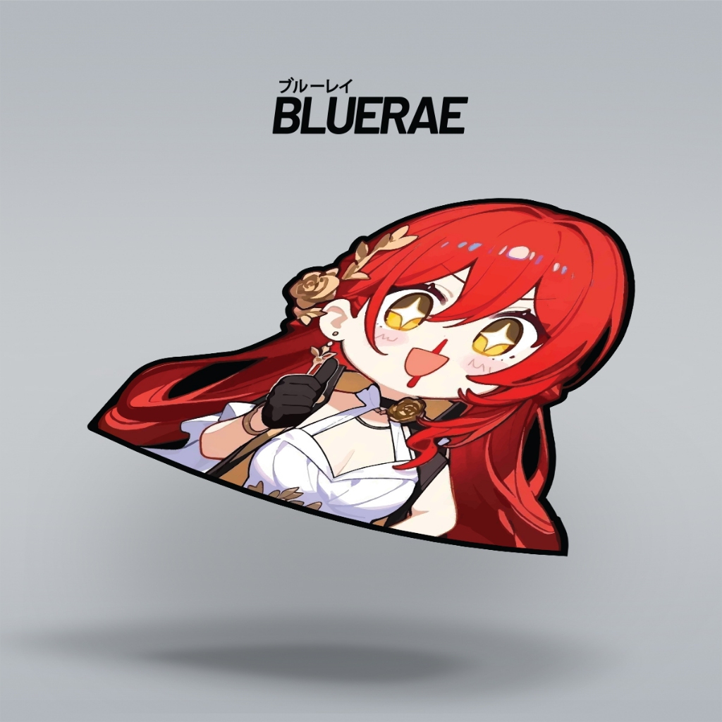 Himeko - Honkai Star Rail HYDROFLASK/AQUAFLASK Sticker/Peeker: BlueRae ...