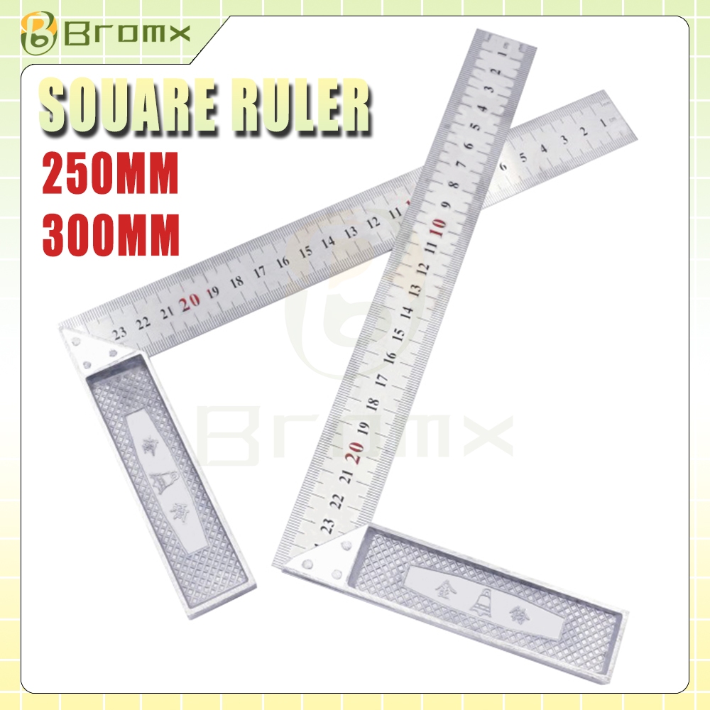 10" 12" Stainless Steel L Square Angle Ruler/Multi-functional Angle ...