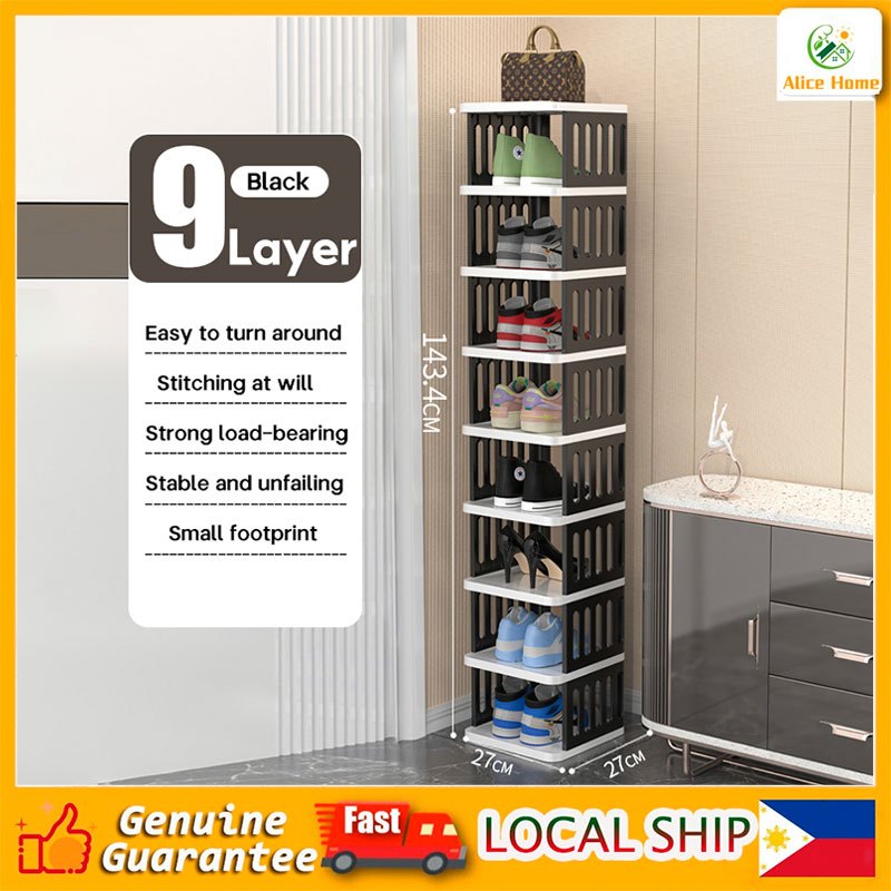 Talmf 2-9 Layer Multi-tier Shoe Rack Simple Storage Organizer Space ...