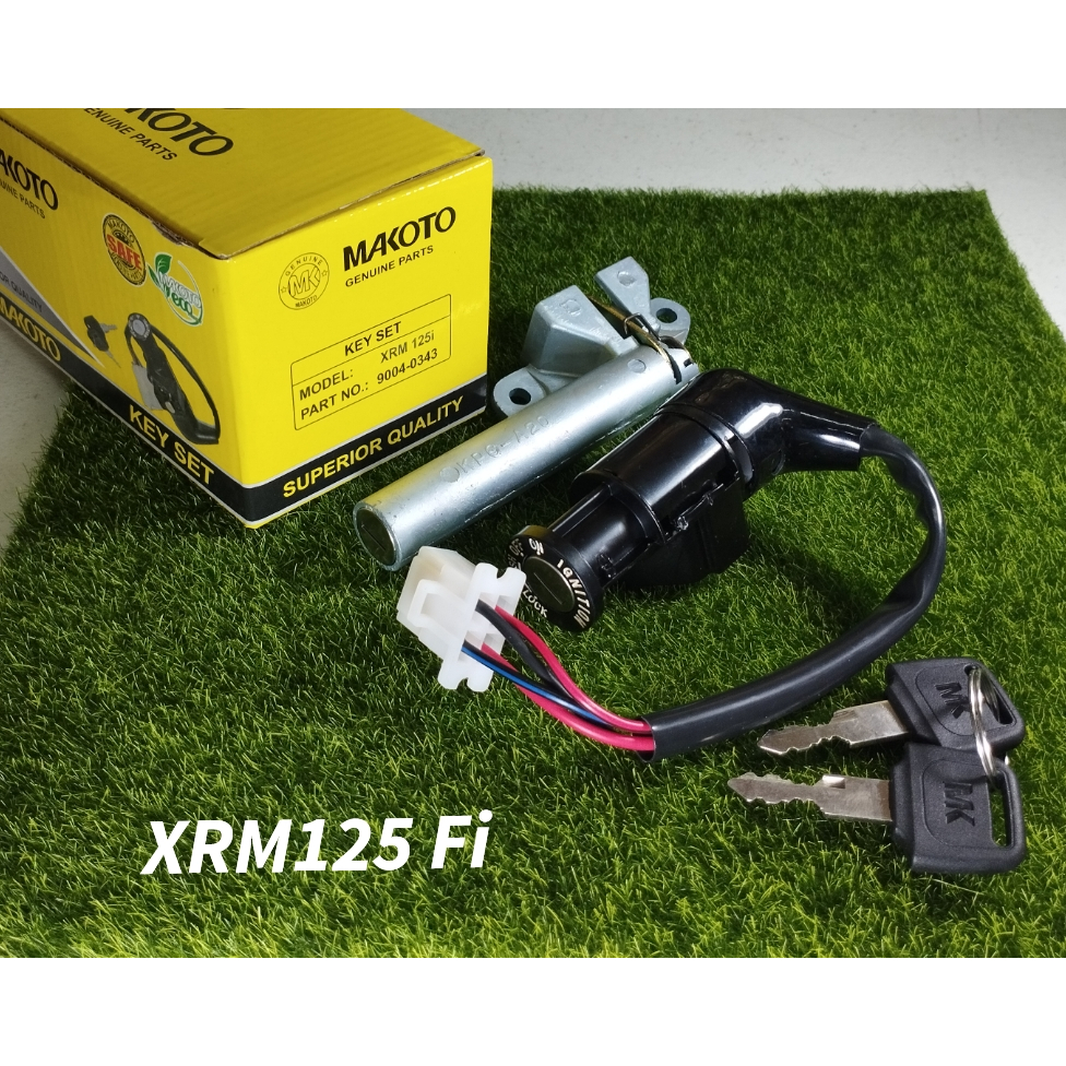XRM125 Fi / RS125 Fi Key Set / Ignition Switch with Seat Lock Set ...