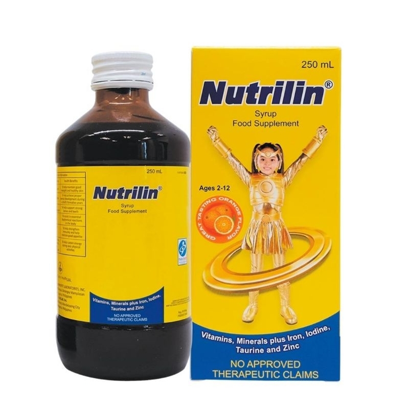 Nutrilin Syrup Food Supplement (for 2-12yo) 250mL | Shopee Philippines