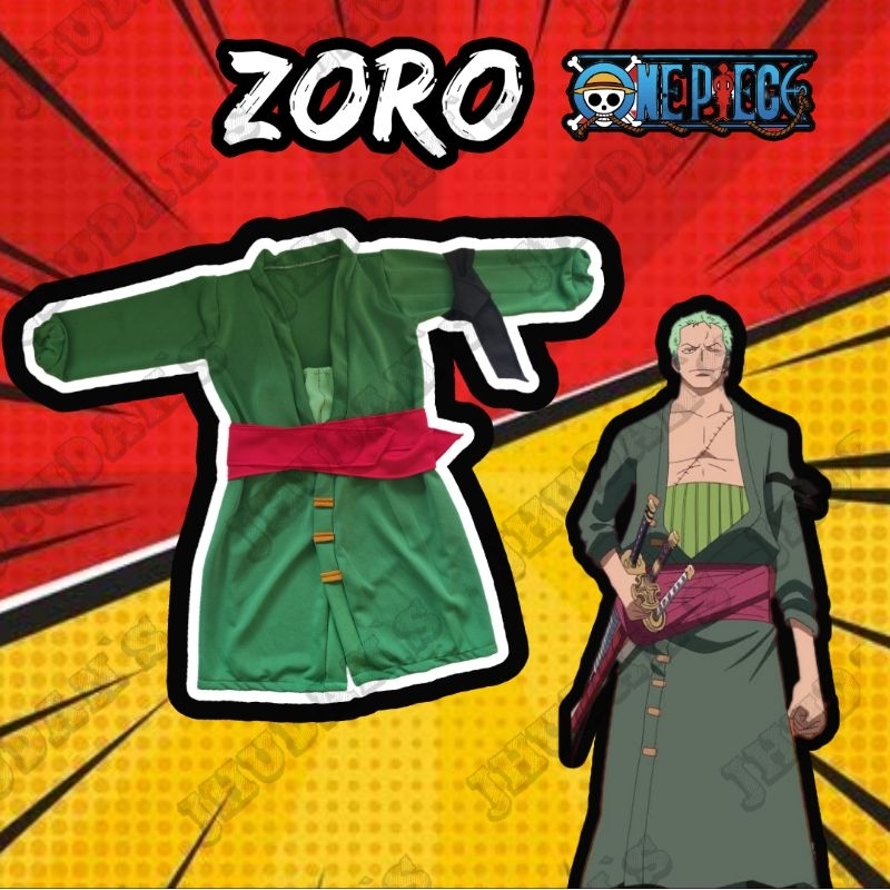 ZORO One Piece Inspired Costume - MILESTONES/BIRTHDAY/HALLOWEEN ...