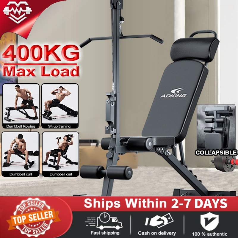 【COD】Dumbbell Bench Sit-up Fitness Equipment Home Men's Multi ...