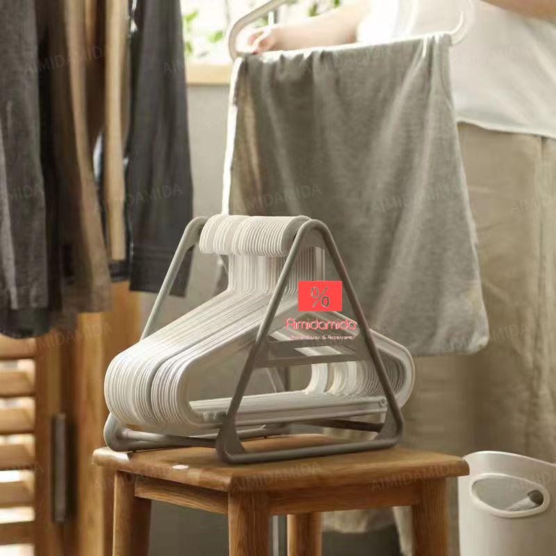 Hangers Clip Rack Hangers Organizer Detachable Shelf Hangers Holder ...