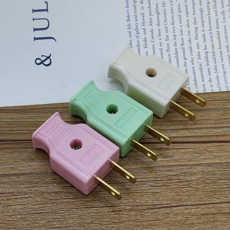Electrical Plug 10A 220V Fixed Male Plug Socket Color Plug | Shopee ...