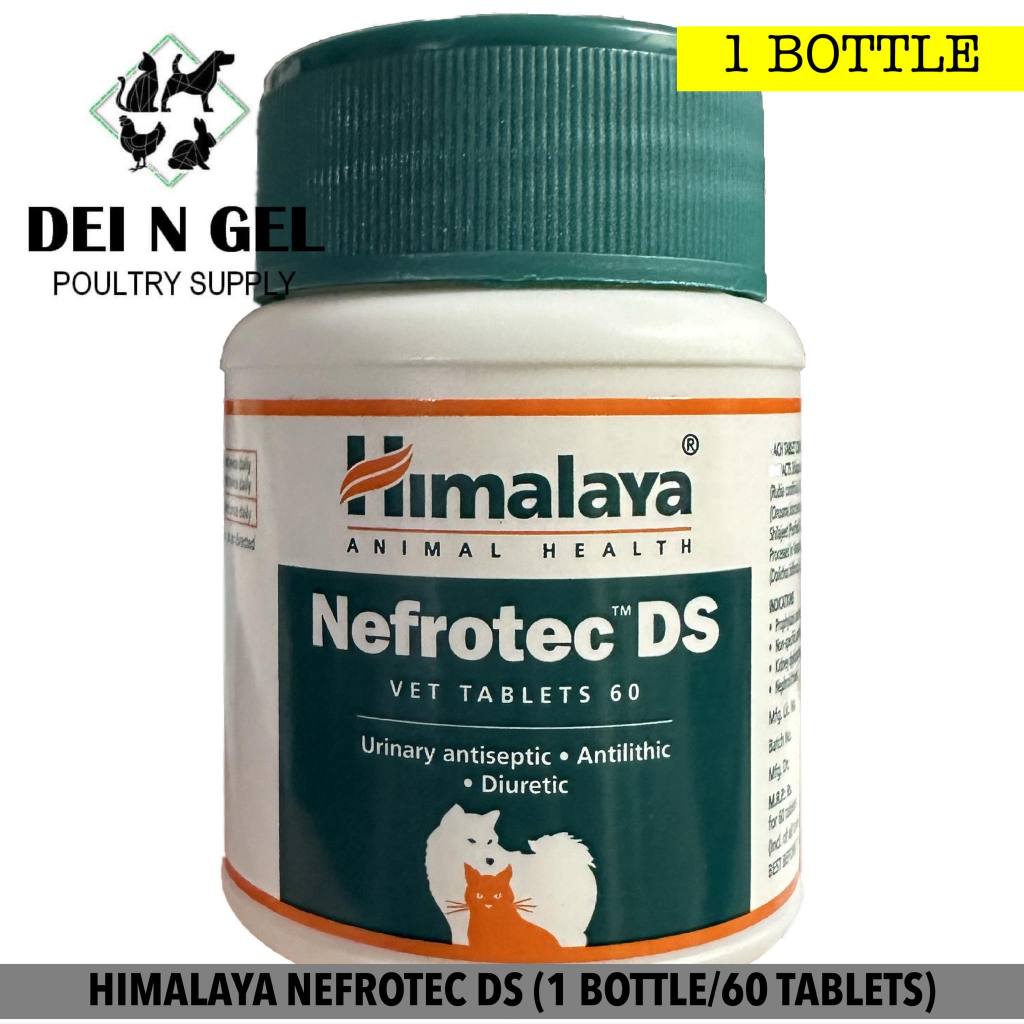 HIMALAYA NEFROTEC DS TABLET FOR DOG & CAT (1 BOTTLE/60 TABLETS ...