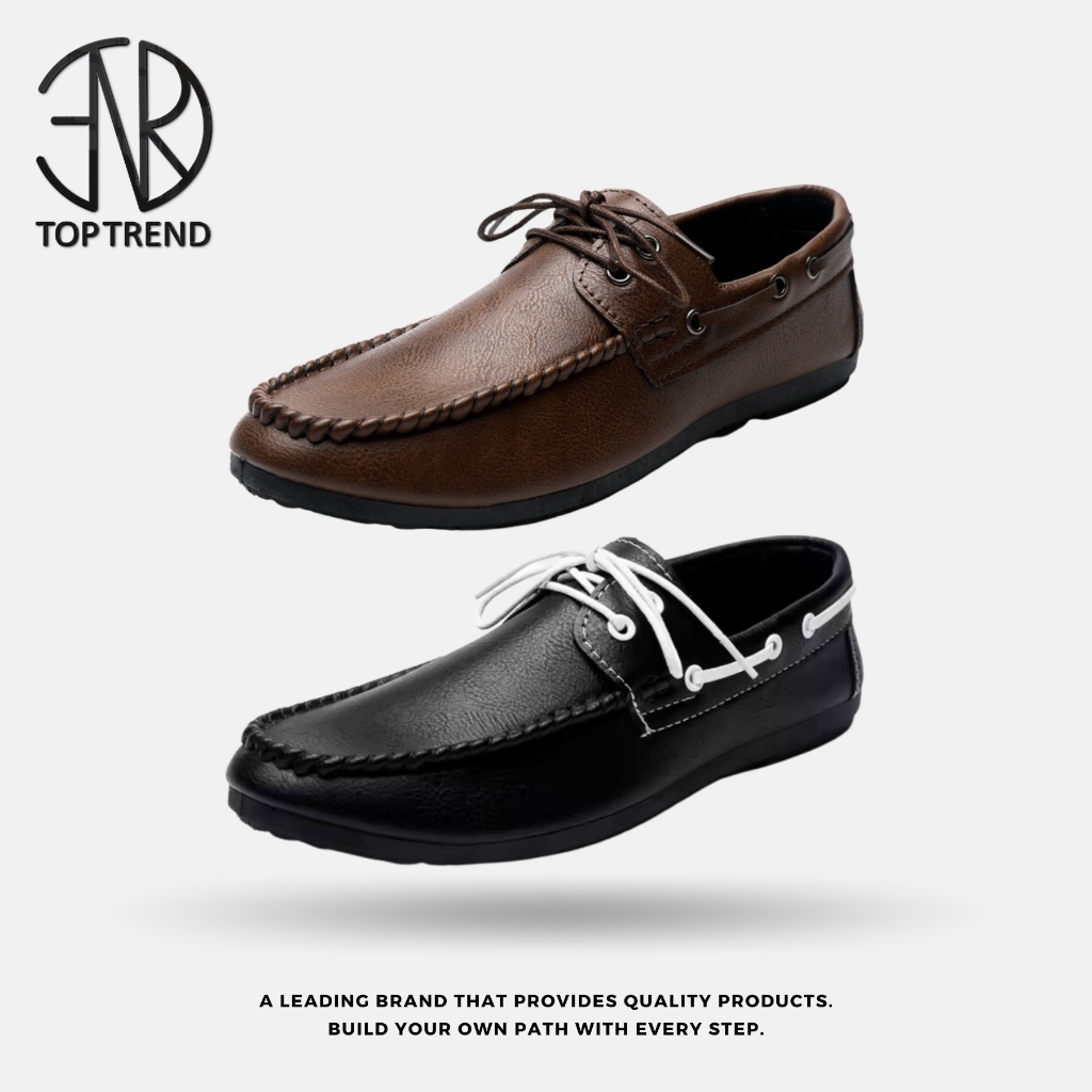 TOP TREND PH Top Sider Slip-on Casual Driving Moccasins Anti-Slip Peas ...