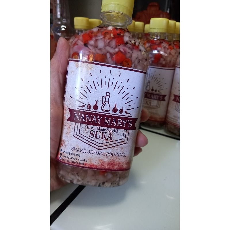 Nanay Mary's Suka Homemade Special Suka 375ml | Shopee Philippines