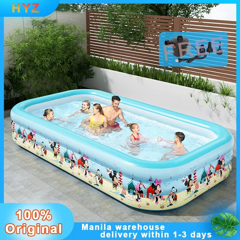 Swimming pool big size for family inflatable swimming pool for kids ...