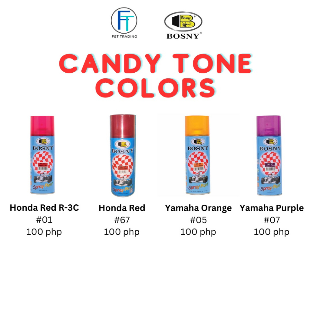 Bosny Candy Tone Colors Acrylic Paint | Shopee Philippines