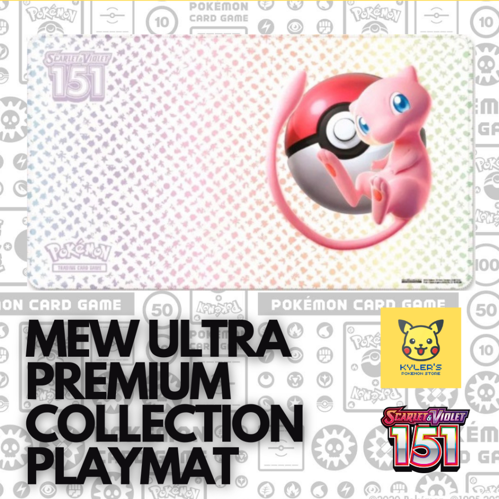 Mew Ultra Premium Collection Playmat - Pokemon 151 - Pokemon Card Singles | Shopee Philippines