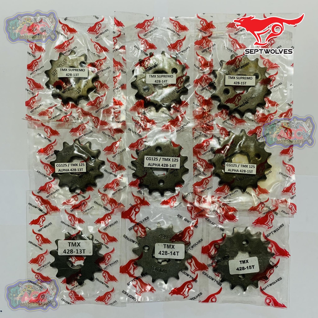 TMX Supremo, TMX 155, TMX 125 Alpha / CG125 Engine Sprocket 428 - 13T ...