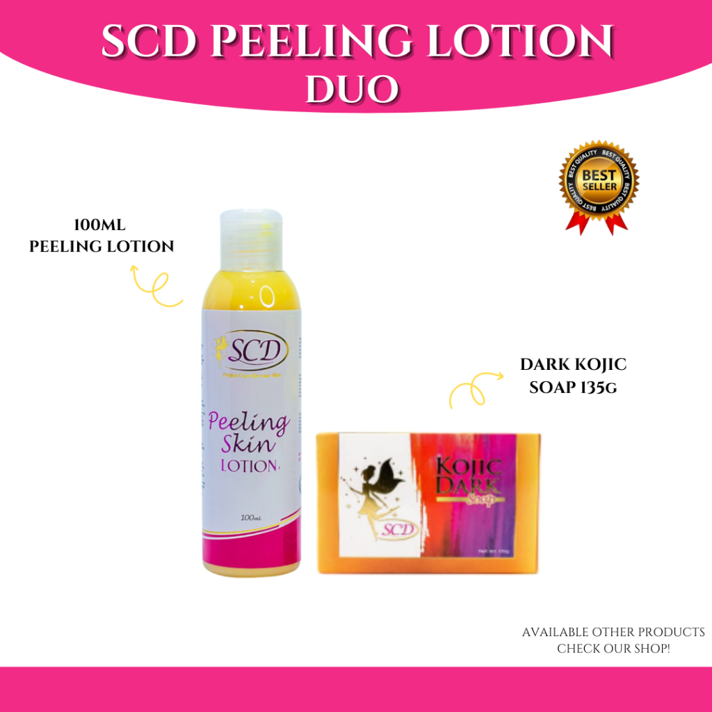 SCD DUO PEELING LOTION 100ml+KOJIC DARK SOAP 135g | Shopee Philippines