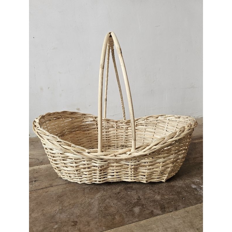 Native Boat Fruit Basket Skin Rattan | Shopee Philippines