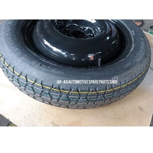 DONUT TIRE WITH RIM SIZE 17 5 HOLES PCD 114 155 70 17 | Shopee Philippines