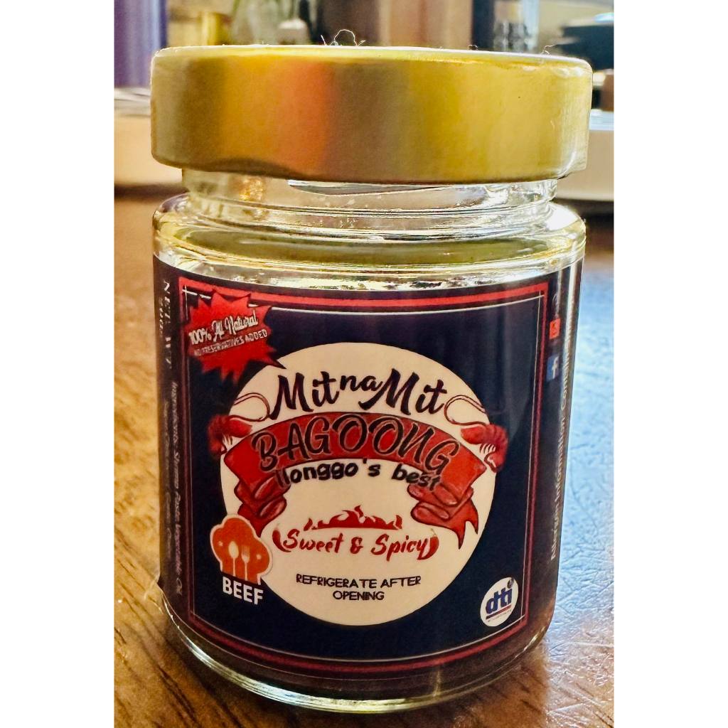 MIT NA MIT BAGOONG ILONGGO'S BEST 200ml SWEET with BEEF CHUNKS | Shopee ...