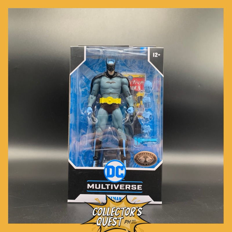 DC Mcfarlane Batman First Appearance (Platinum) Figure | Shopee Philippines