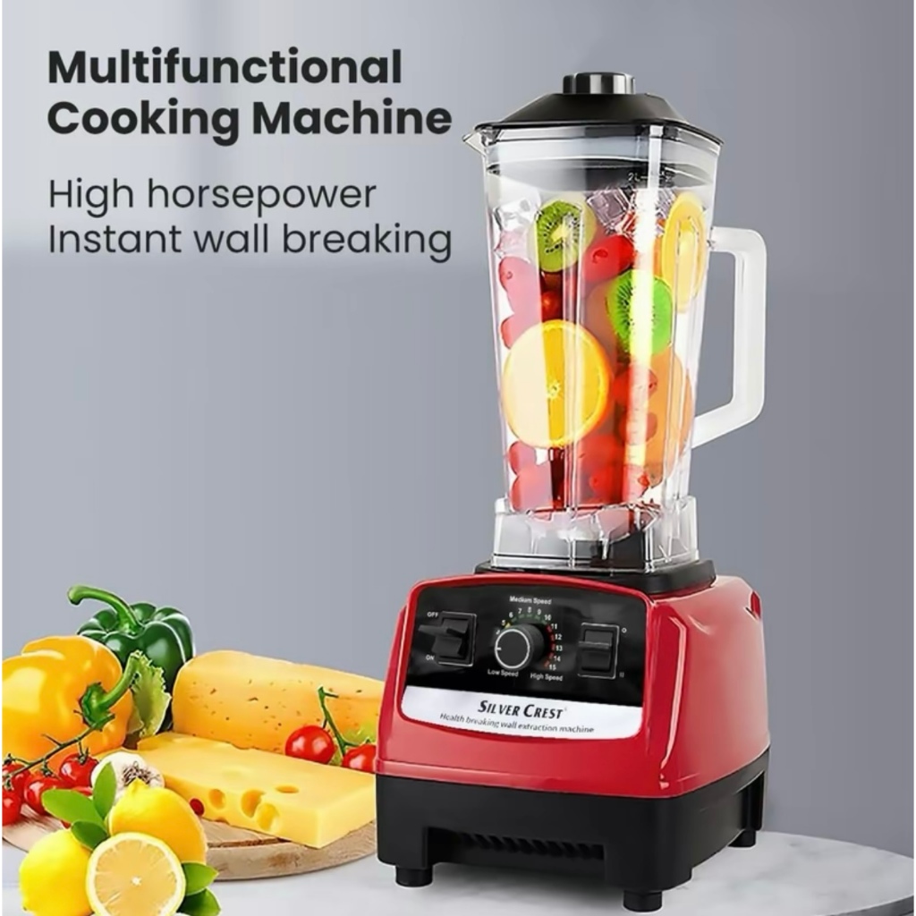 SILVER CREST HEAVY DUTY Blender Fruit Juicer Machine 2L 4500W Ice ...