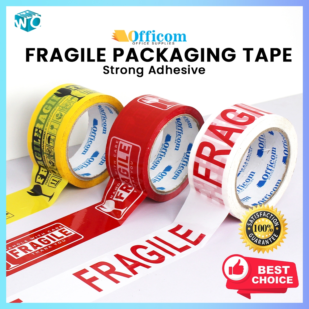 Fragile Tape 200 / 100 / 50 meters Packaging Tape Fragile Packing Tape ...