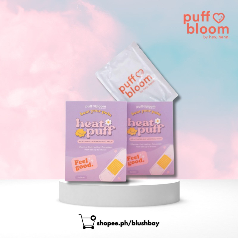 Puff and Bloom Heat Puff Air Activated Heat Menstrual Patch | Shopee ...