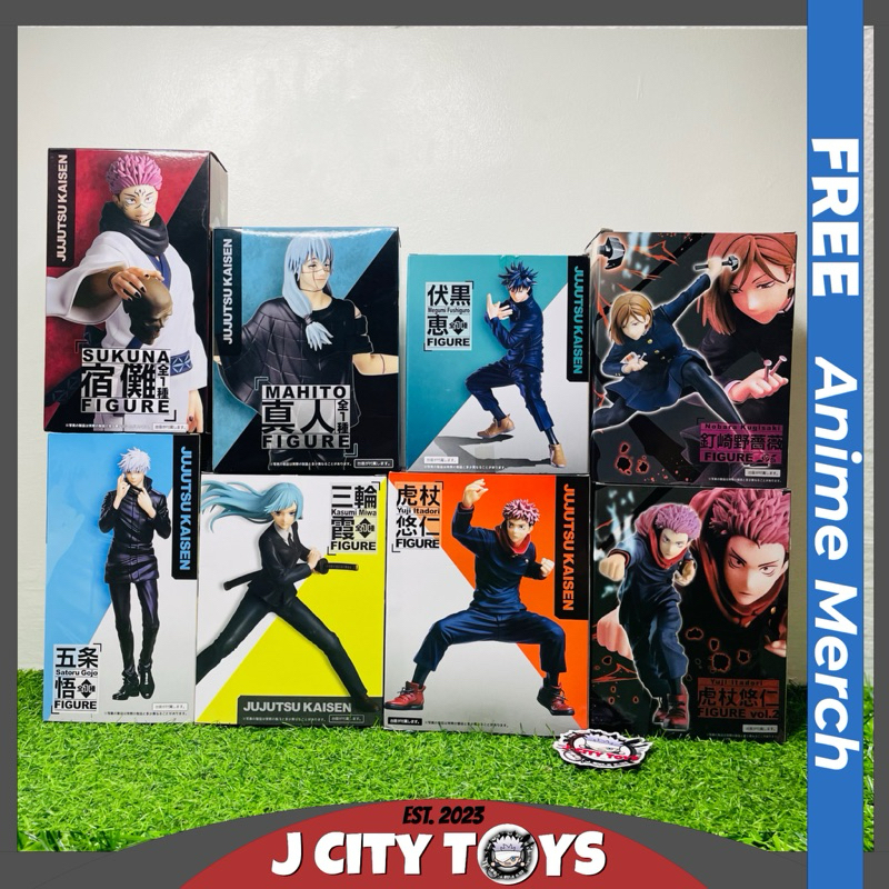 Jujutsu kaisen Banpresto Taito Prize Figure Miwa Megumi Gojo Yuji Panda ...