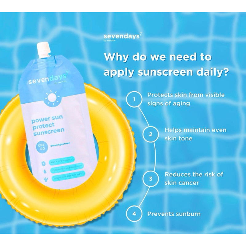 Sevendays Sunscreen 50g | Shopee Philippines