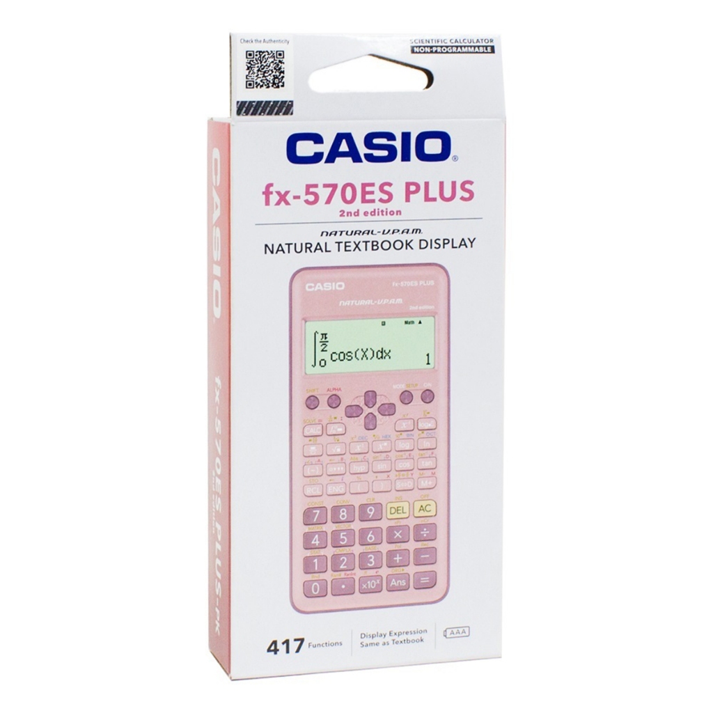 Casio FX-570EsPlus-2 (Pink) EsPlus Series - Non Programmable School and ...