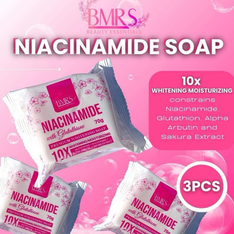 (3pcs) PAMPAPUTI You Glow Beauty White Soap BMRS Niacinamide 10x ...
