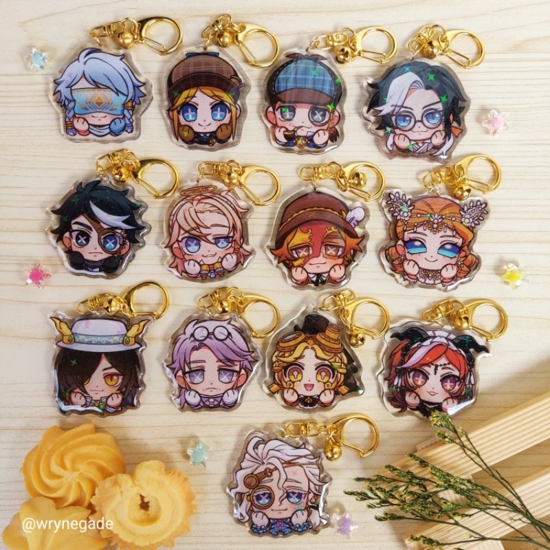 [Part 1] Identity V Truth&Inference Glitter Acrylic Charms Keychain ...