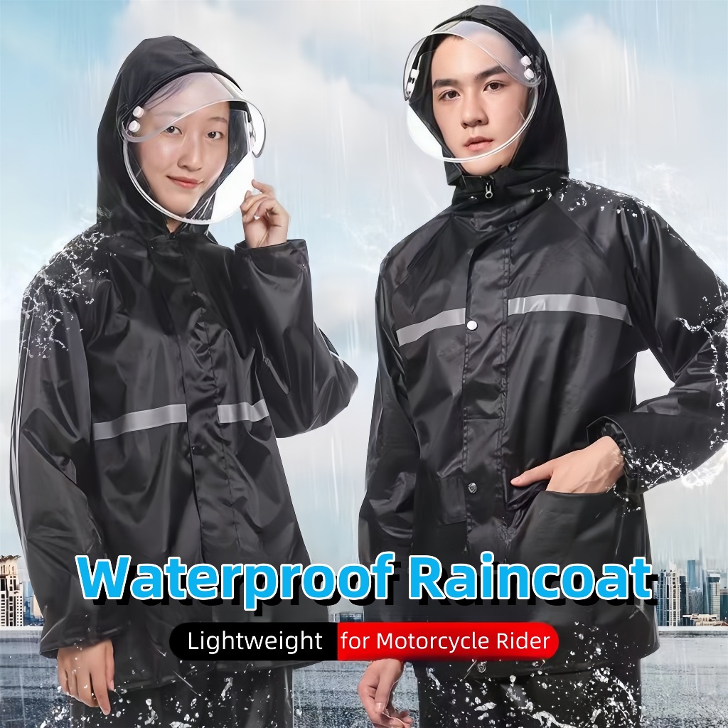 Rain Coat For Motorcycle Waterproof Motor Bicycle Outdoor Raincoat Men ...