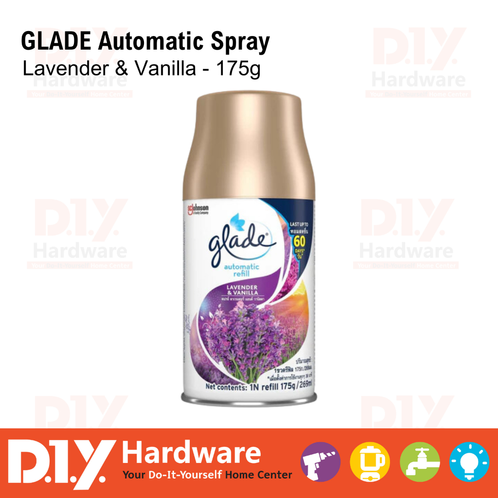 GLADE Automatic Spray Lavender & Vanilla - 175g | Shopee Philippines