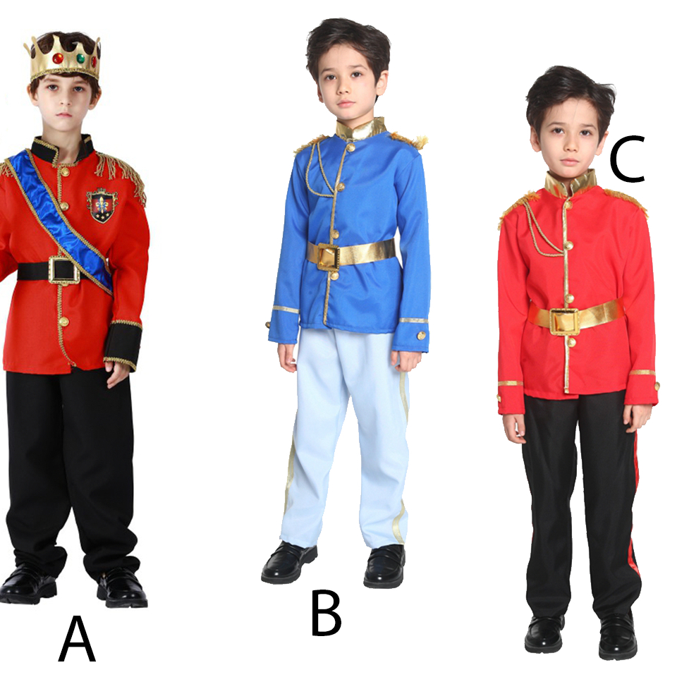 United Kingdom Costume for Boys United Nations UK Cosplay for Kids King Prince Charming England ...