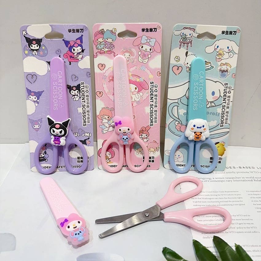 Sanrio student scissors paper cutting handmade children's stationery ...