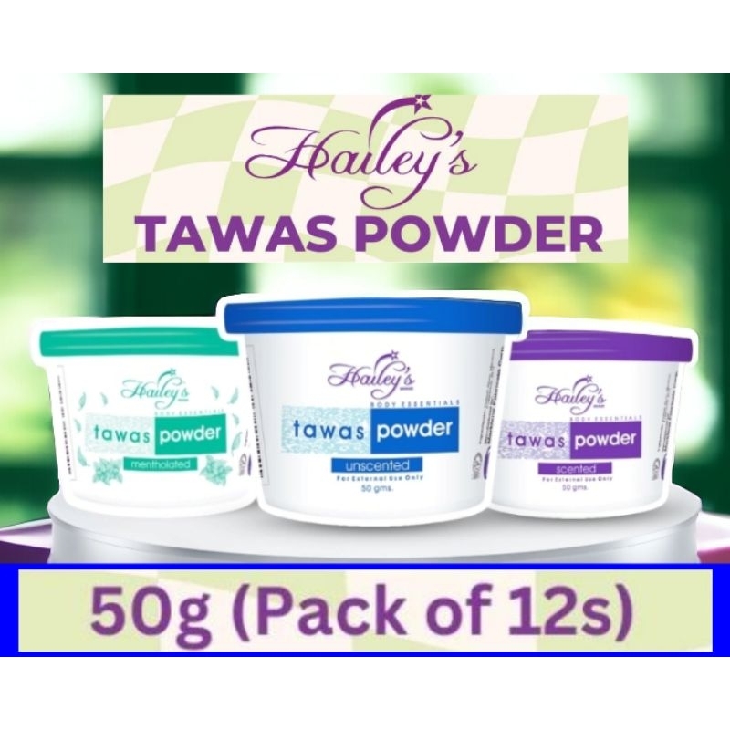HAILEY'S TAWAS POWDER SCENTED 50g | Shopee Philippines