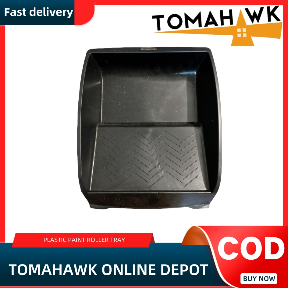 TOMAHAWK PVC PAINT ROLLER AND TRAYS HEAVY DUTY BLACK COLOR | Shopee ...