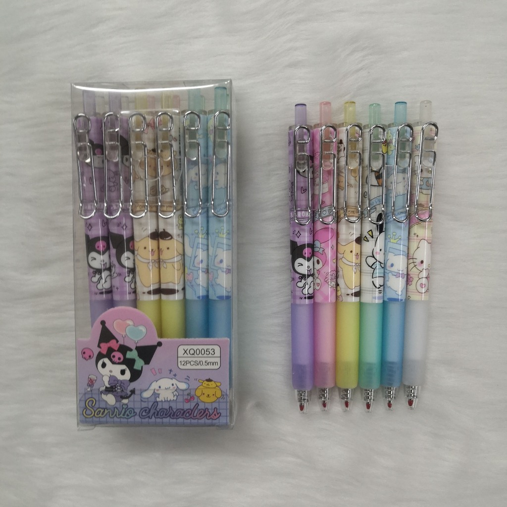 XQ0053 "Sanrio" Click Gel Pen (12pcs/box) | Shopee Philippines