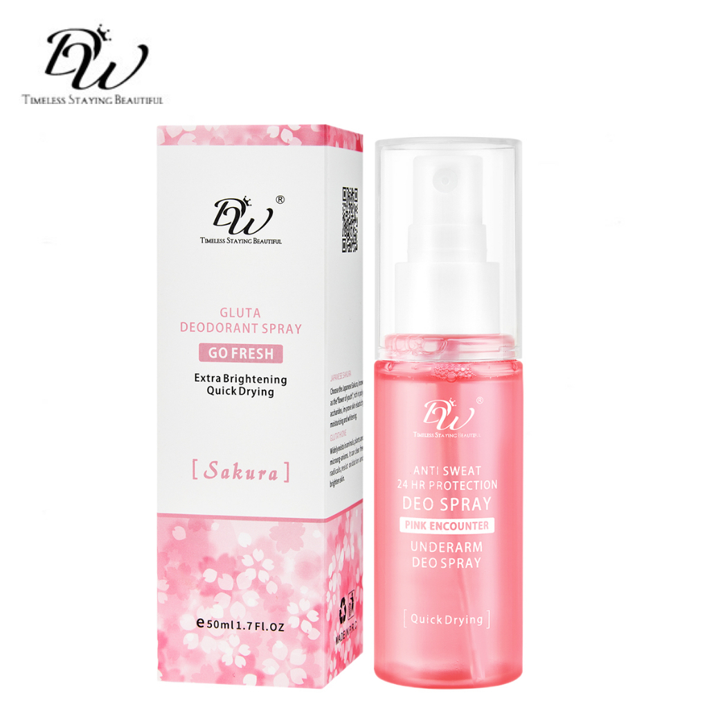 DW Sakura Gluta Underarm Deo Spray 24h Antiperspirant Brightening 50ml ...