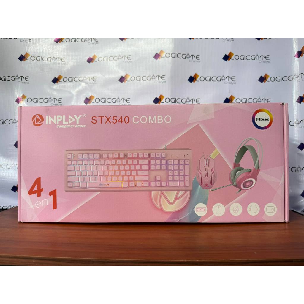 INPLAY STX 540 Gaming Keyboard And Mouse with Headset Extended Mouse ...