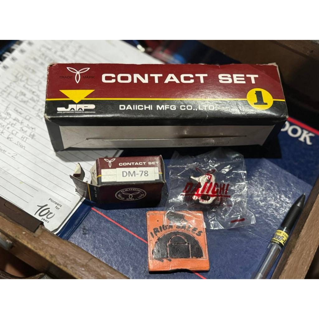 CONTACT POINT MOTORCYCLE CG125 C50 C70 DAIICHI JAPAN- 110 PESOS ONLY DM ...