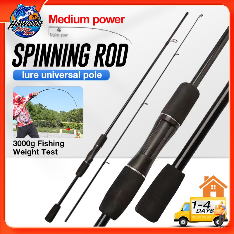 Hawesta 1.65M 1.8M 2.1M ultralight fishing rod M fishing rod adjustable ...