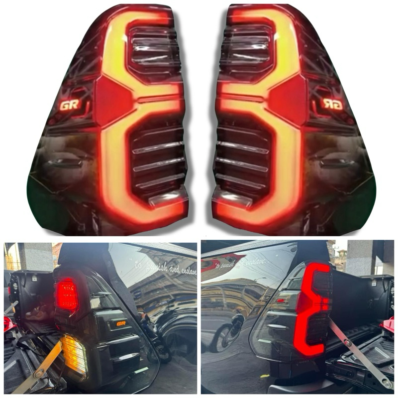 Toyota Hilux Revo Conquest GRS 2016 - 2024 LED Tail Light Upgrade with ...