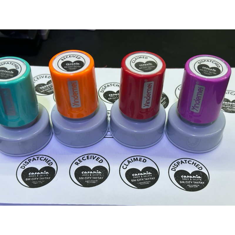 3.0CM PERSONALIZED ROUND LOGO STAMP | Shopee Philippines
